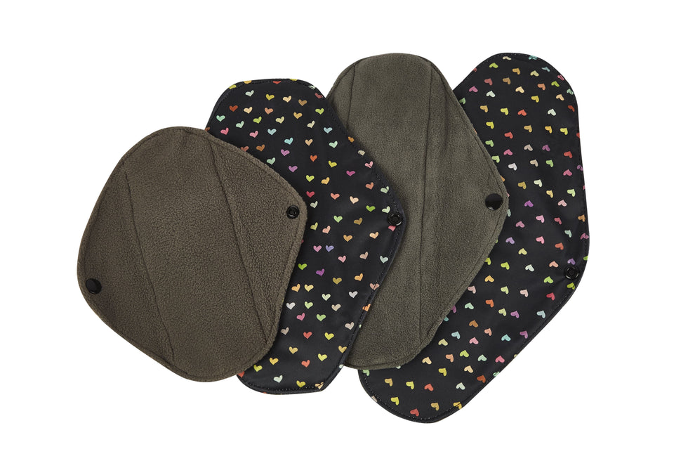 Washable Period Pads – Reusable Eco Sanitary Pads 6-Pack by Re:gn - REGN