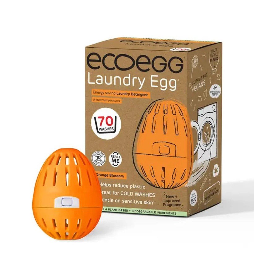 ECOEGG Laundry Egg Washing Detergent Orange Blossom - Plastic Free Eco ...