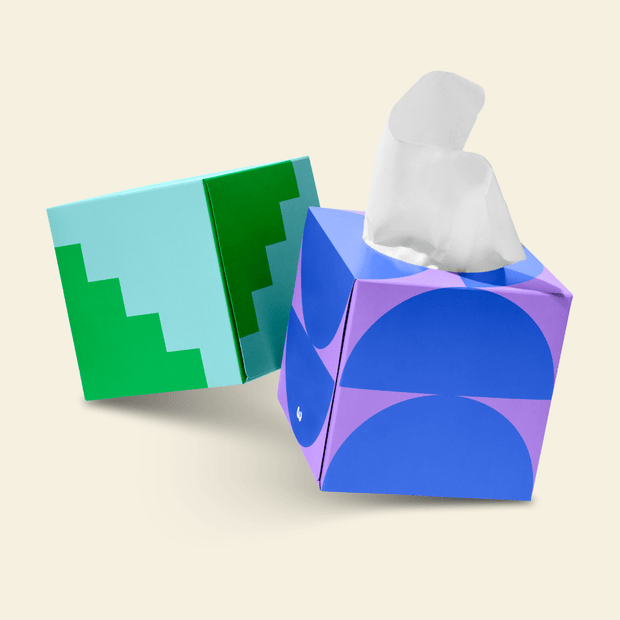 Forest-friendly 100% Recycled Facial Tissues | Plastic-Free Box of 66 ...