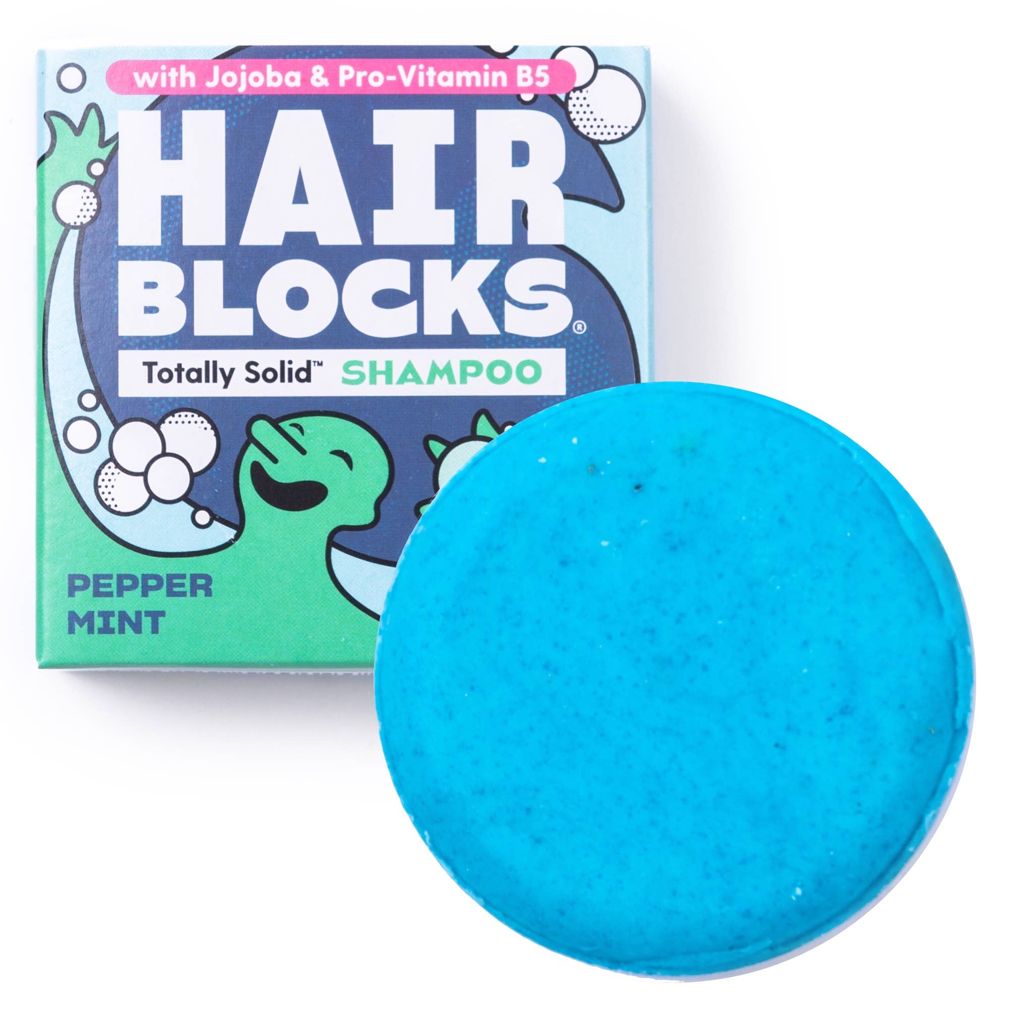 Hair Blocks Solid Shampoo Peppermint - Plastic Free Vegan Shampoo Bars ...