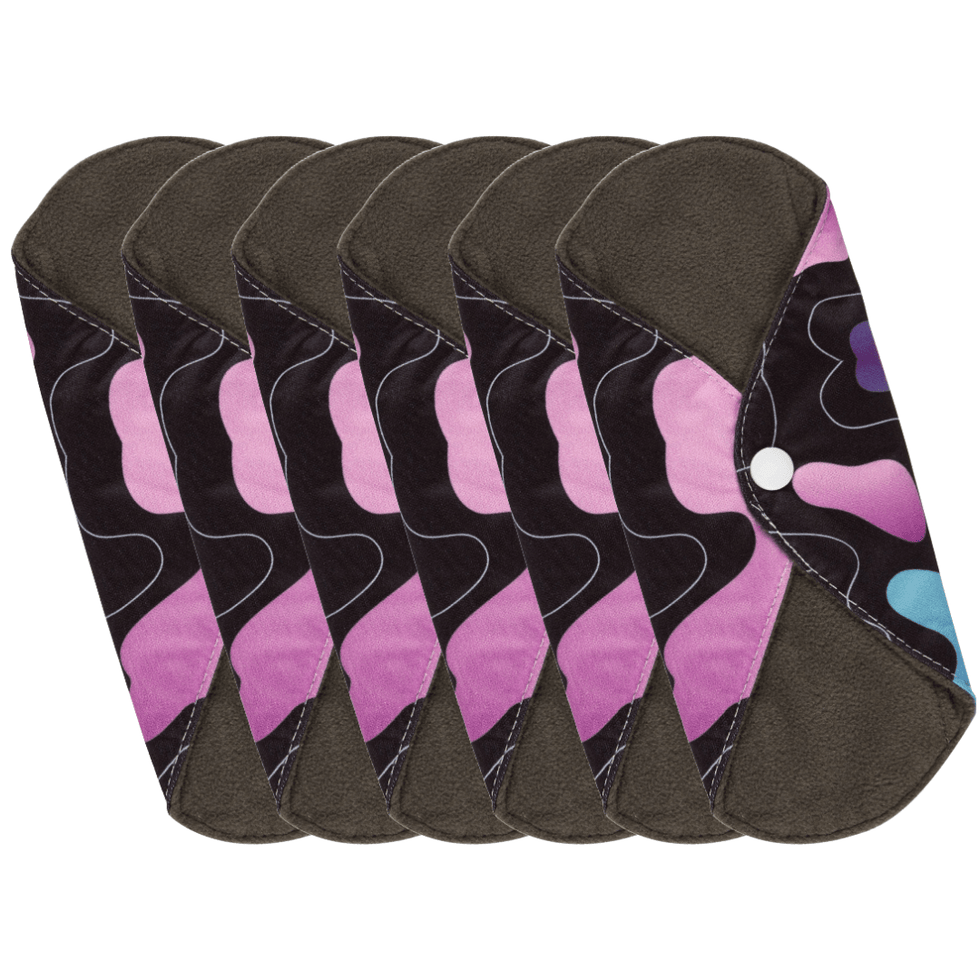 Washable Period Pads – Reusable Eco Sanitary Pads 6-Pack by Re:gn - REGN